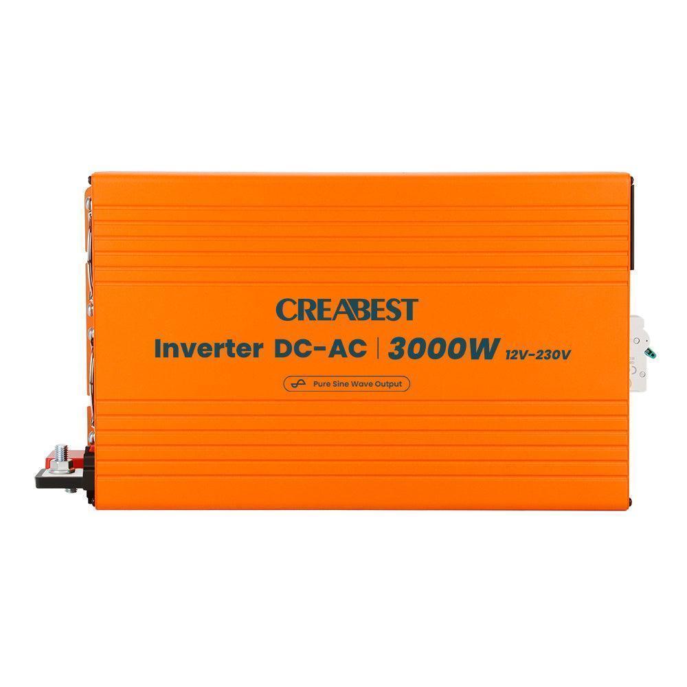 3000W Pure Sine Wave Power Inverter 12V to 240V with RCD Breaker, Main ...